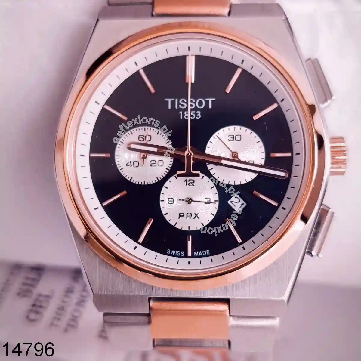 Gift Mens Watch PRX Chronograph Black Dial 42mm - Reflexions